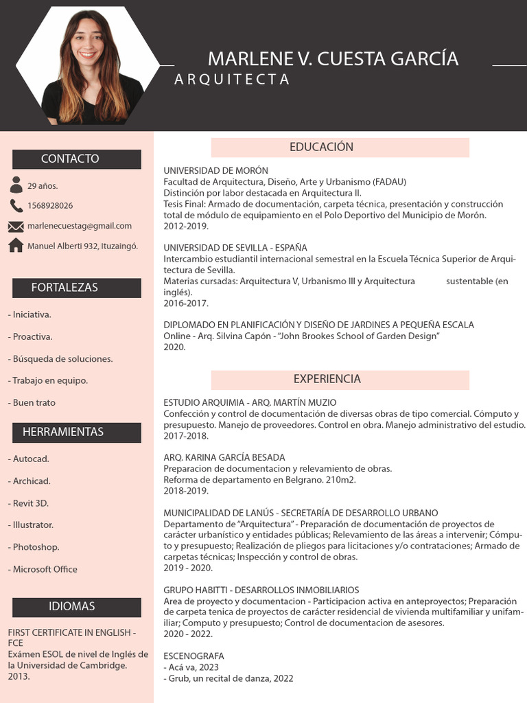 CV Marlene Cuesta 2023 | PDF