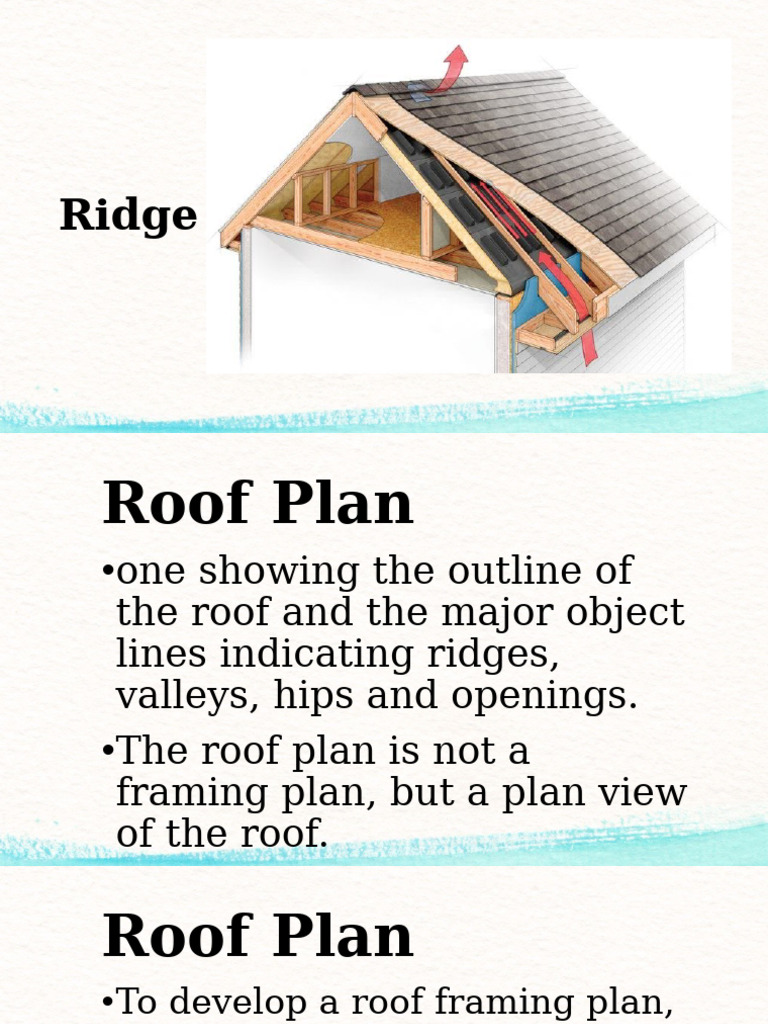 Roof Plan and Framing Guide | PDF | Roof | Framing (Construction)