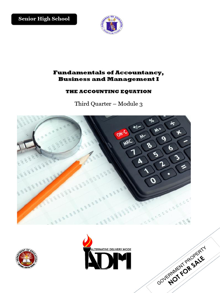FABM1 - Module 3 - Accounting Equation and Rules of Debit and Credit | PDF | Debits And Credits ...