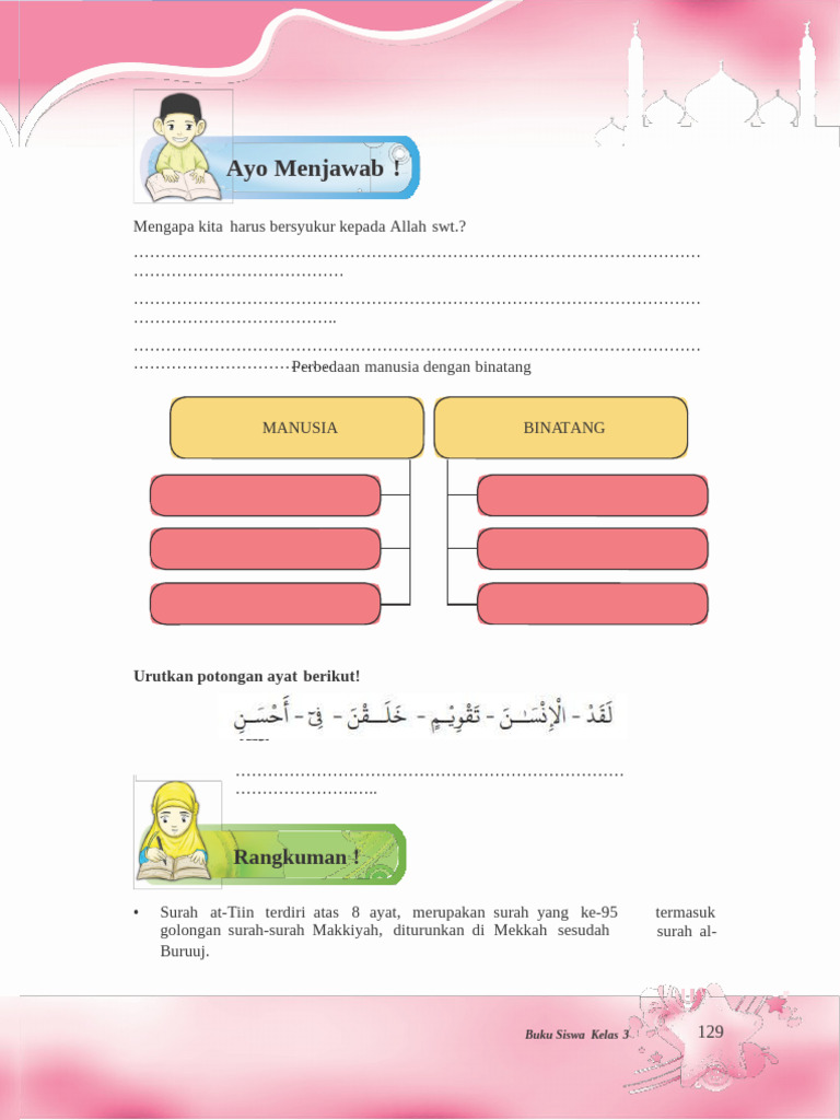 10 Mari Belajar Surah At-Tiin Bagian 2 | PDF