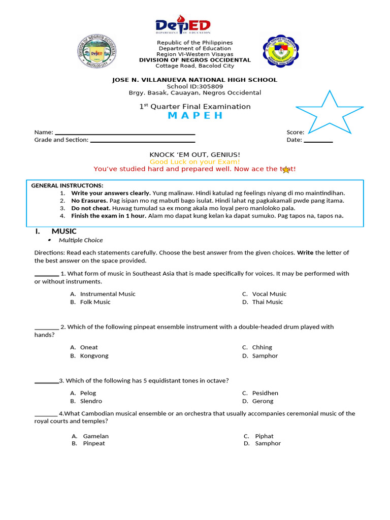 Grade 8 First Final Exam | PDF | Gender | Gender Studies