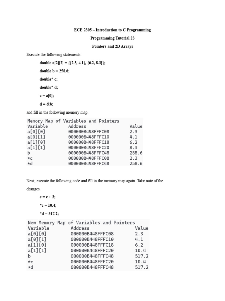 ECE 2305 Tutorial 23 | PDF