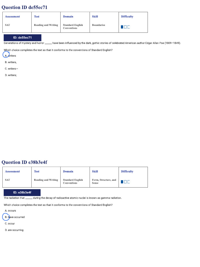 [SSQB] Standard English Conventions | PDF