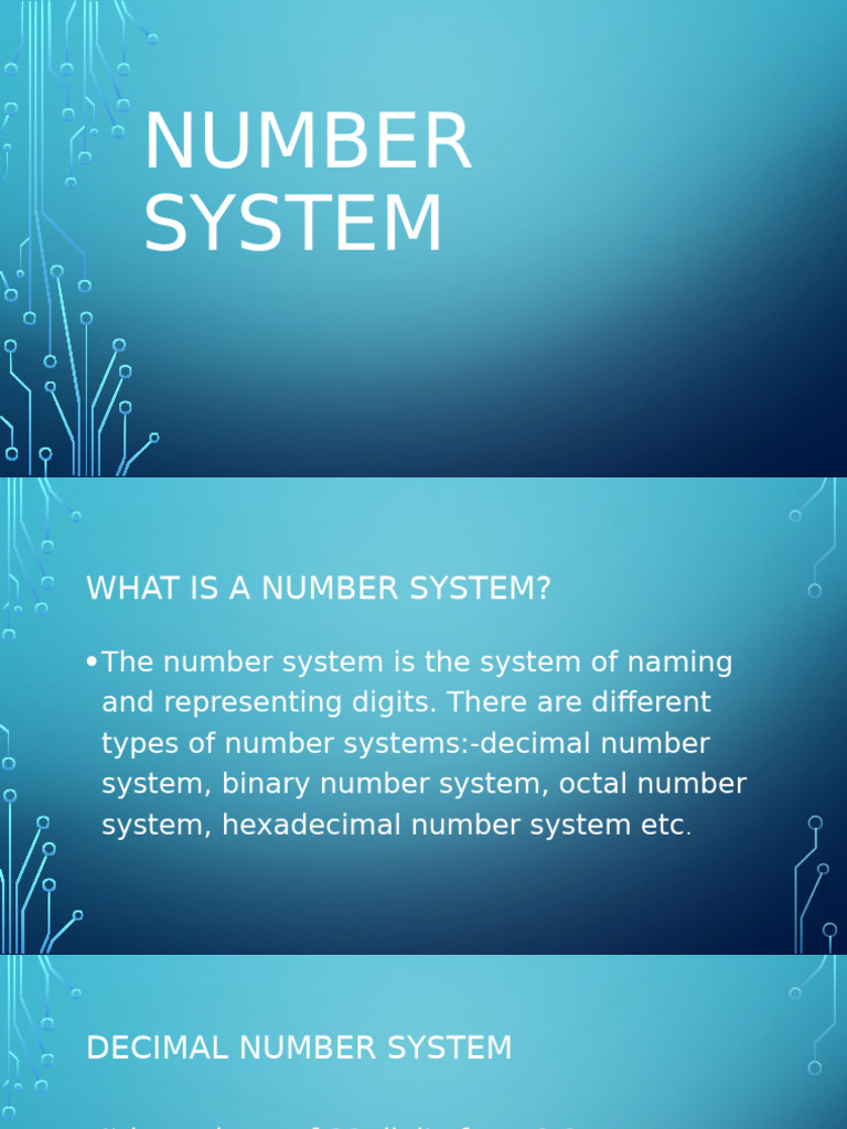 Number System | PDF | Decimal | Computer Architecture