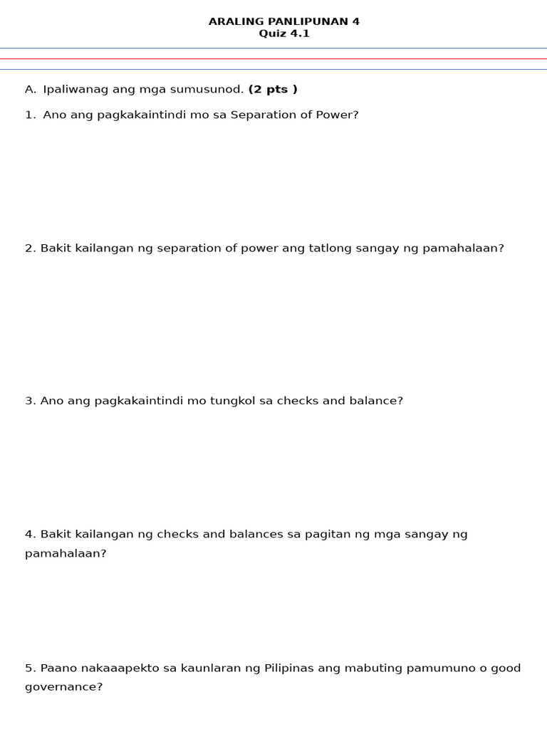 Ap4 - Quiz 4.1 | PDF