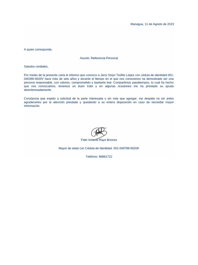 Referencia Teo 2 | PDF