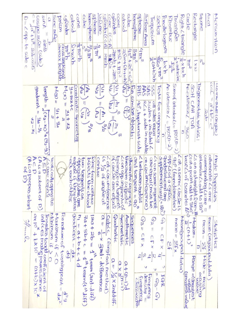 Maths 0580 | PDF