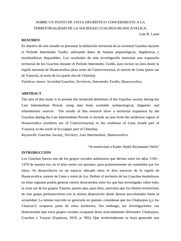 Sobre Un Punto de Vista Heuristico (Guachus) | PDF