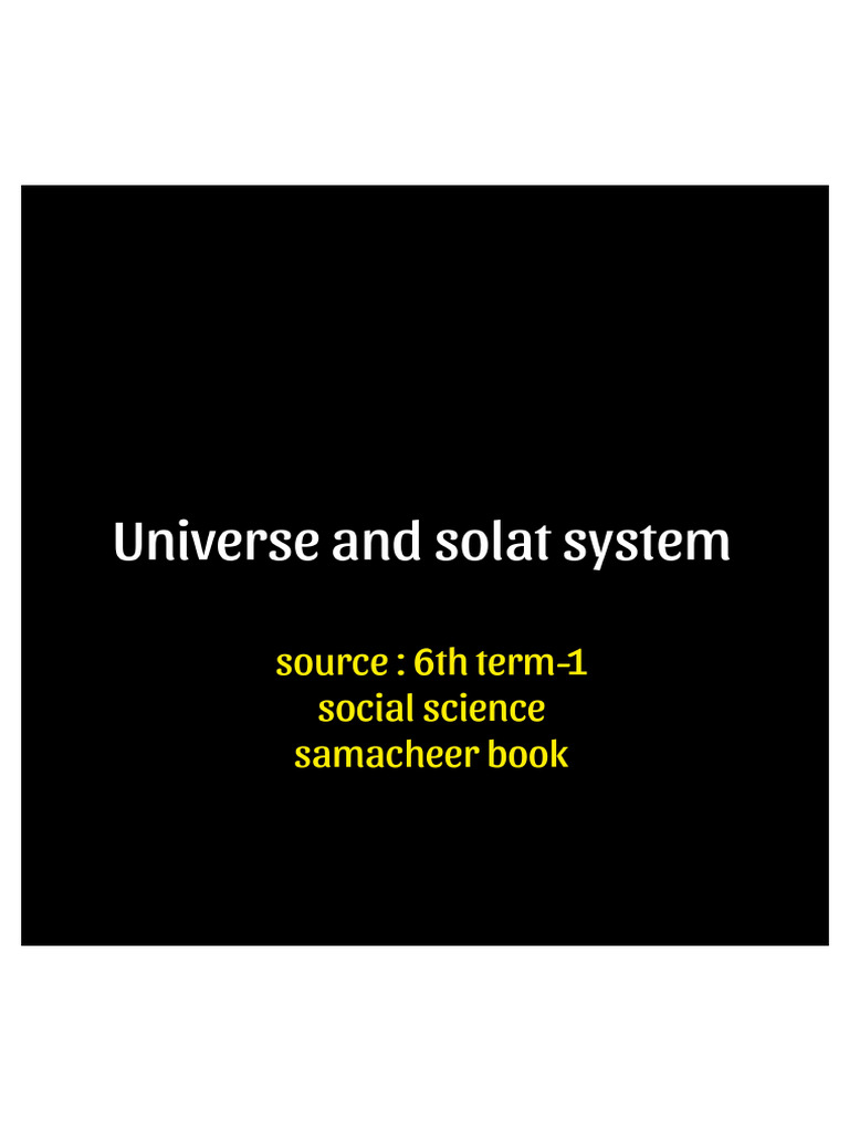 My Geography Universe Notes | PDF