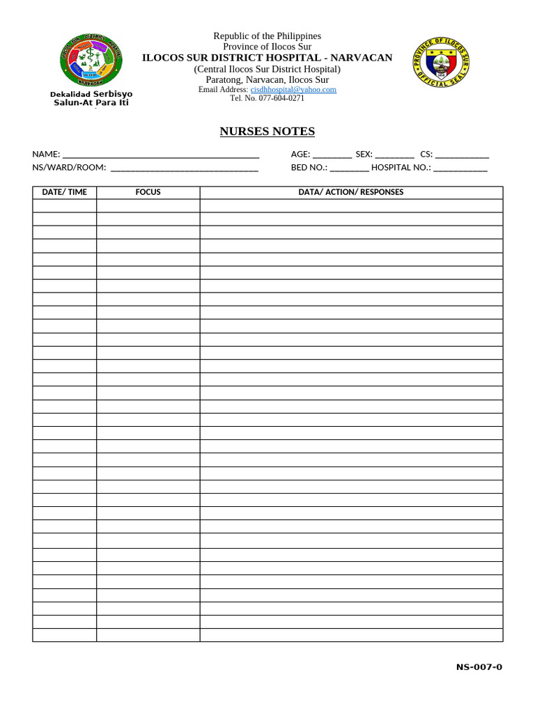 Nurses Notes | PDF