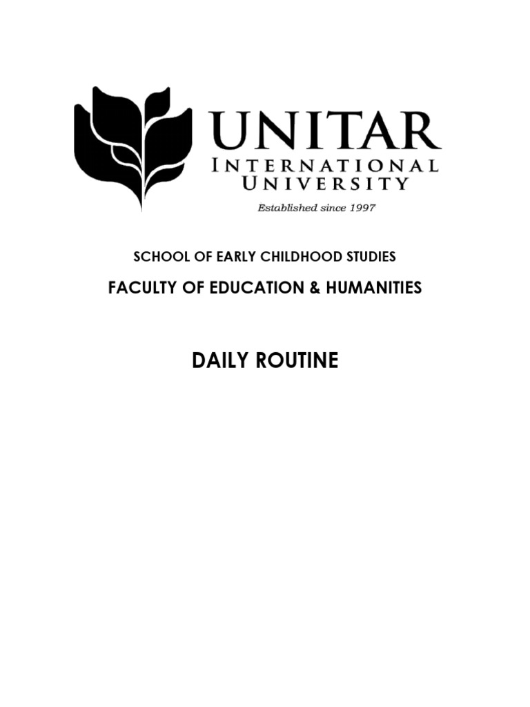 Sample - Daily Routine | PDF