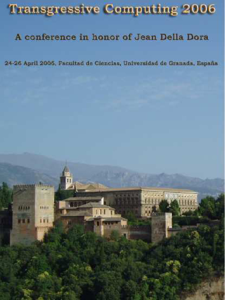 TC2006 Proceedings | PDF | Automata Theory | Equations