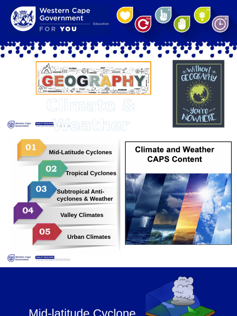 Understanding Mid-Latitude and Tropical Cyclones | PDF | Cyclone ...