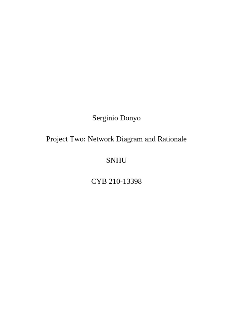 Network Diagram and Configuration Guide | PDF