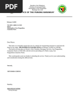 Request Letter To PNP | PDF