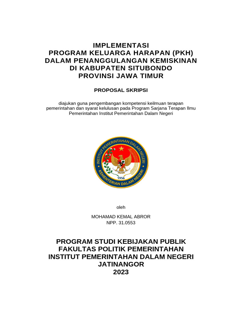 Proposal Skripsi Revisi | PDF