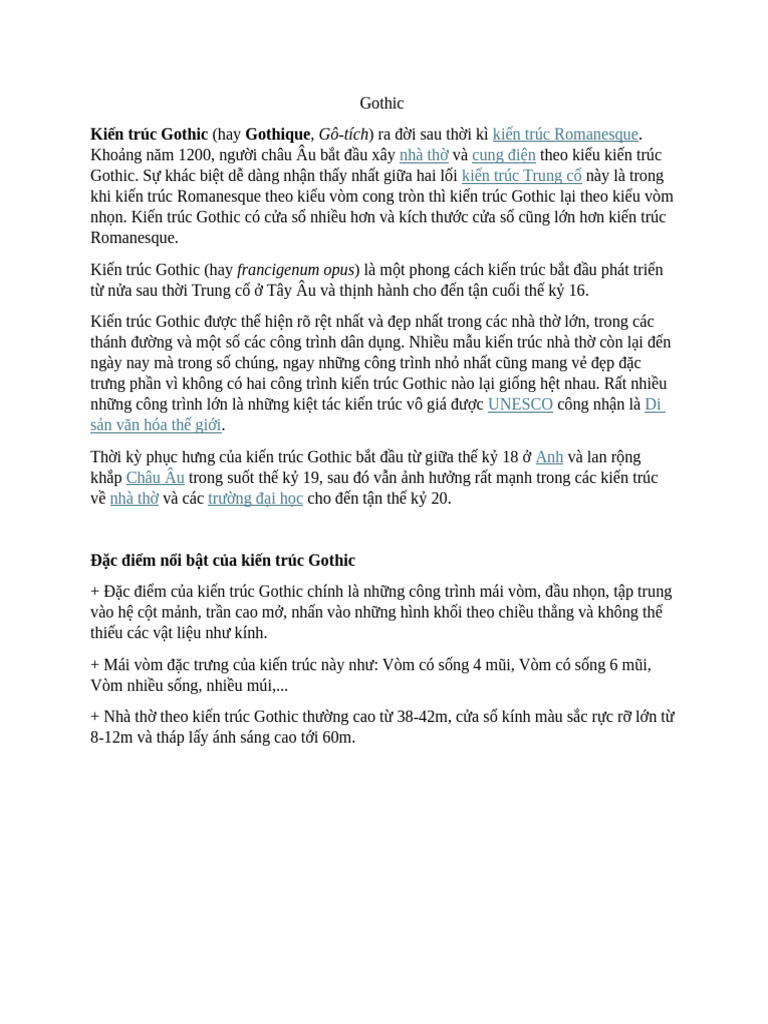 Gothic | PDF