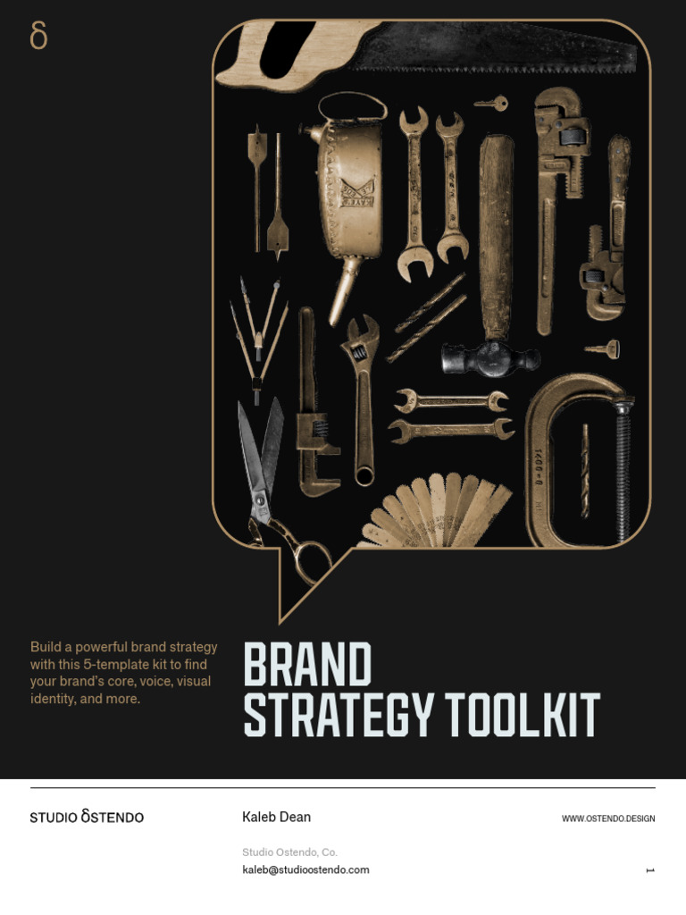 Brand Strategy Toolkit PDF Guide | PDF | Brand | Typefaces
