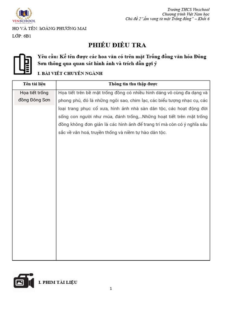 PHT - Bài 2. Thu thập dữ liệu qua nghiên cứu tài liệu - Phiếu điều tra | PDF