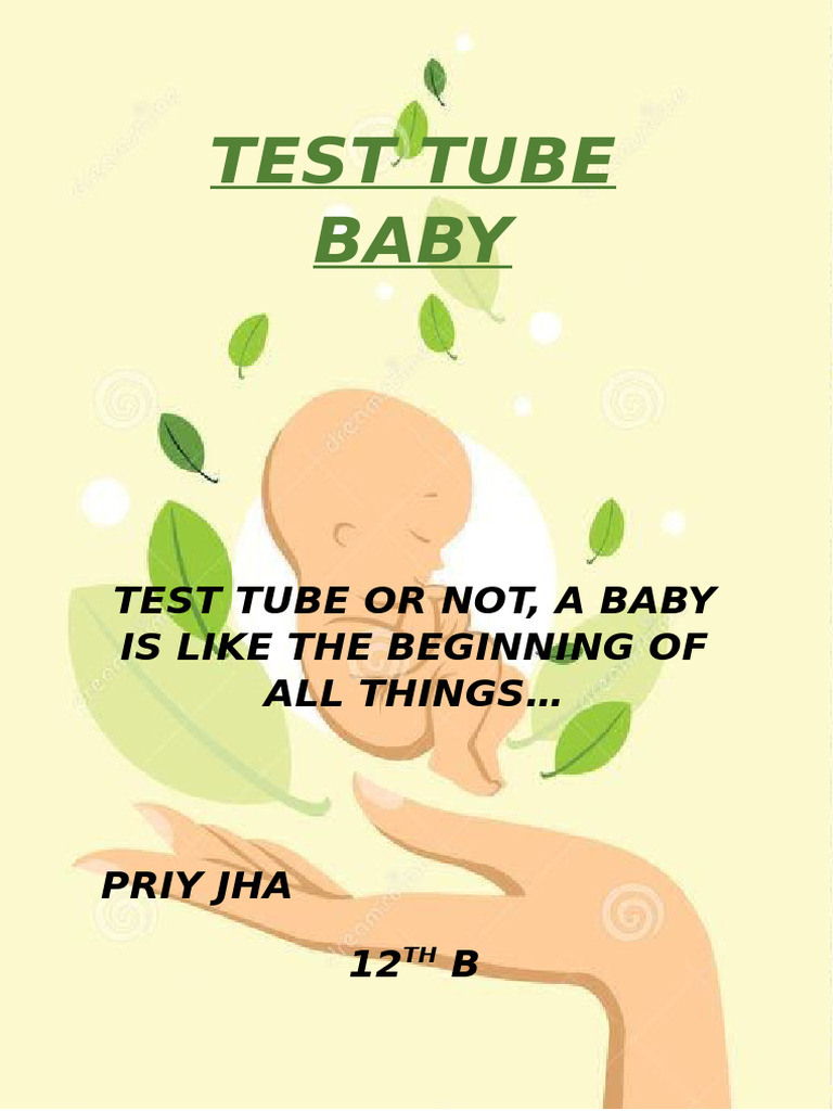 Test Tube Baby | PDF | In Vitro Fertilisation | Fertilisation
