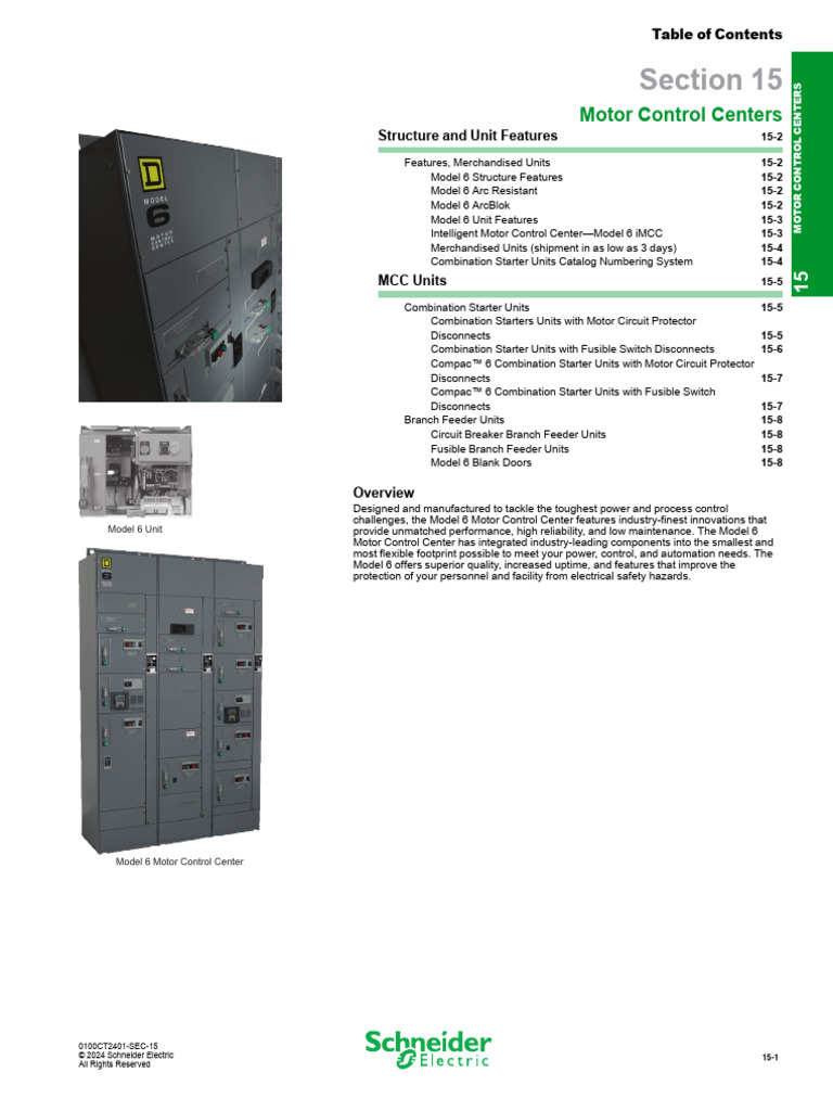 Motor Control MCC Digest Catalog 0100CT2401 SEC 15 | PDF | Fuse ...