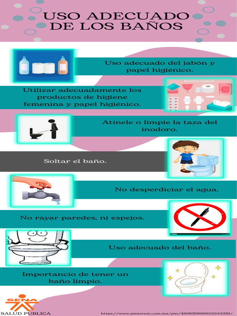 Uso adecuado y limpieza de baños | PDF