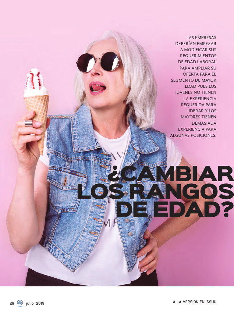 Los Rangos Del Edad y El Trabajo | PDF | Publicidad | Jubilación