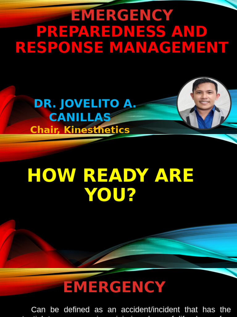Emergency Preparedness and Response Management | PDF | Emergency ...