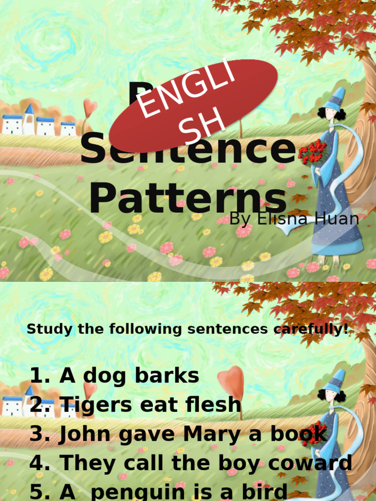 Basic Sentence Patterns | PDF | Verb | Adverb
