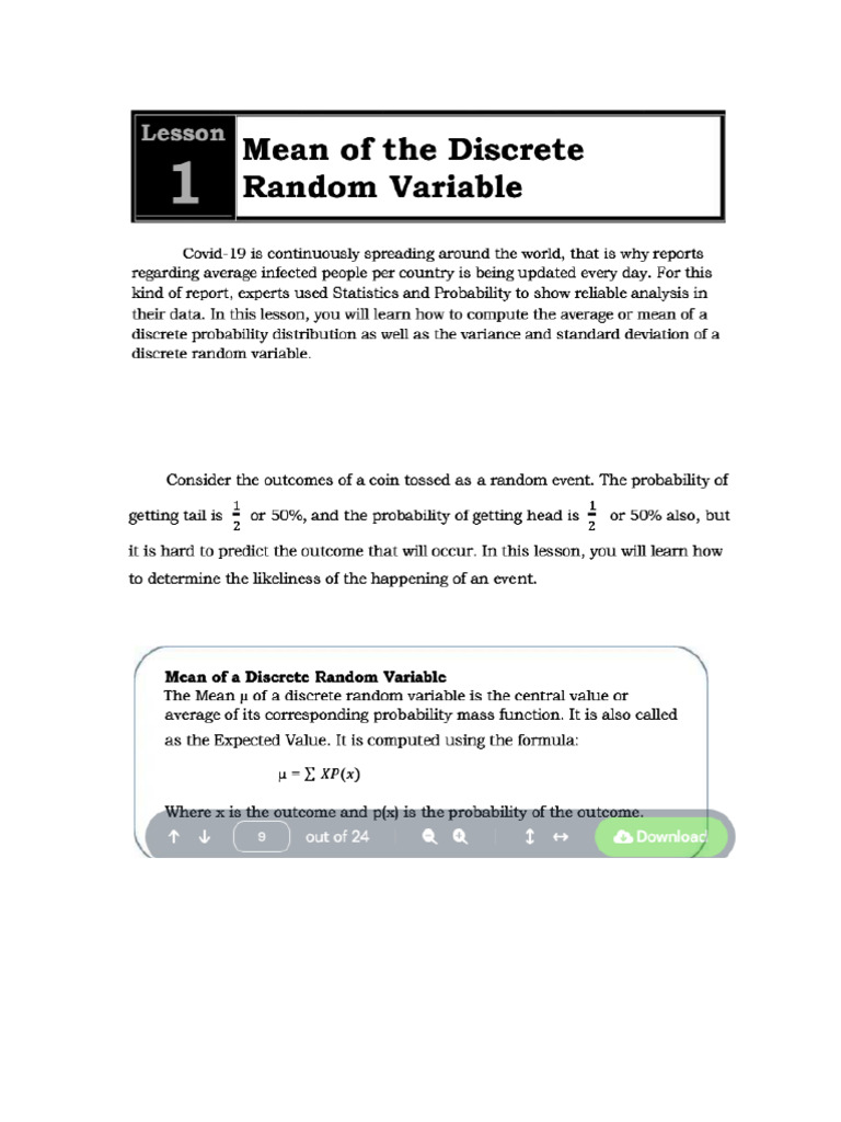 3rd Qrtr Statistics and Probability | PDF