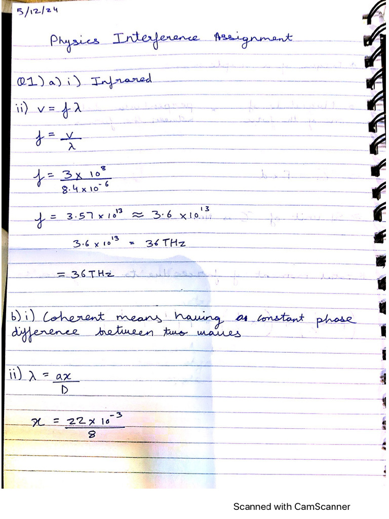 physics interference | PDF