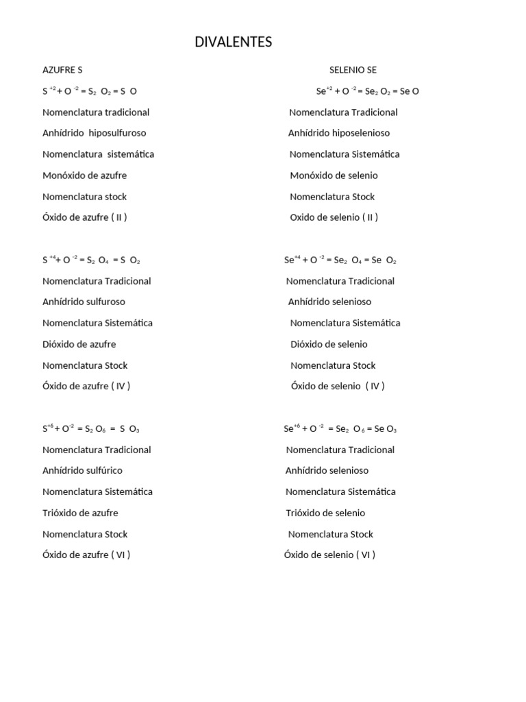 DIVALENTES | PDF