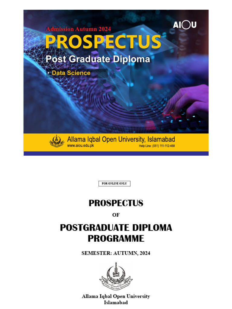 PGD Data Science (Prospectus) - 19!8!24 | PDF | Fee | Academic Degree