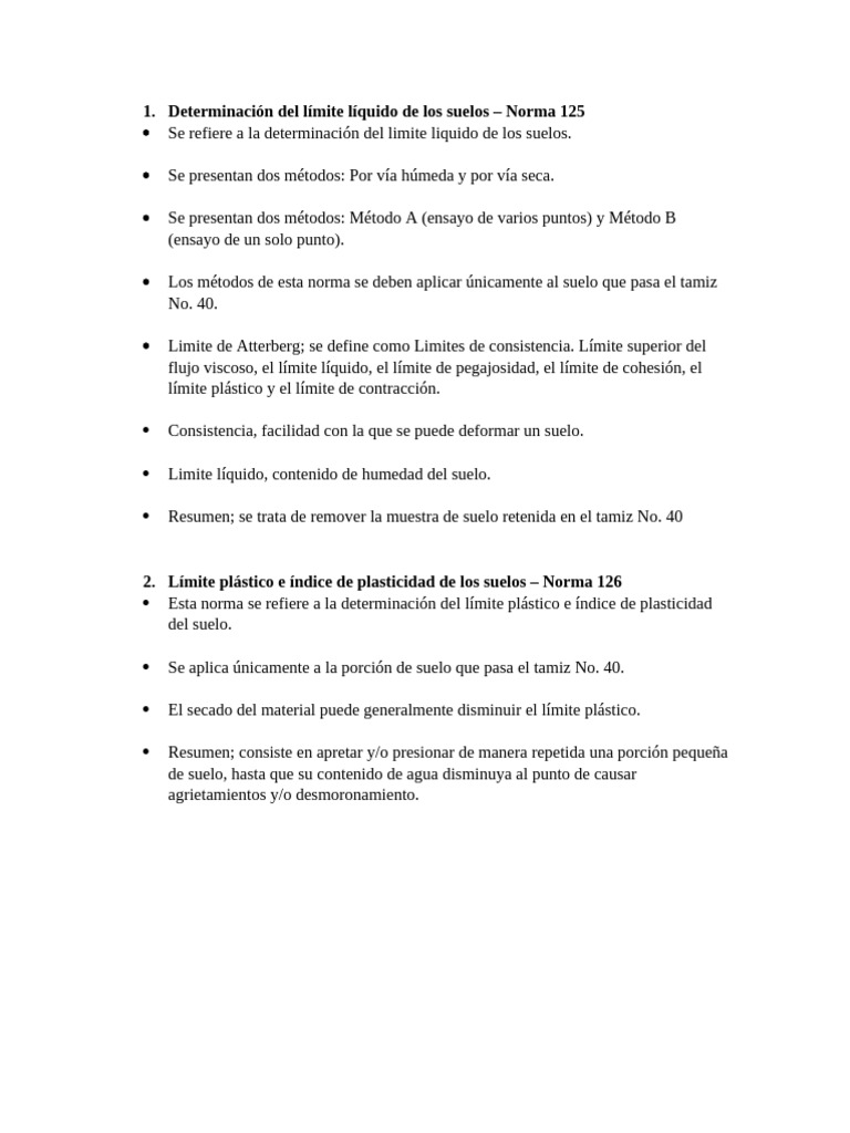 Norma 125 y 126 INV | PDF