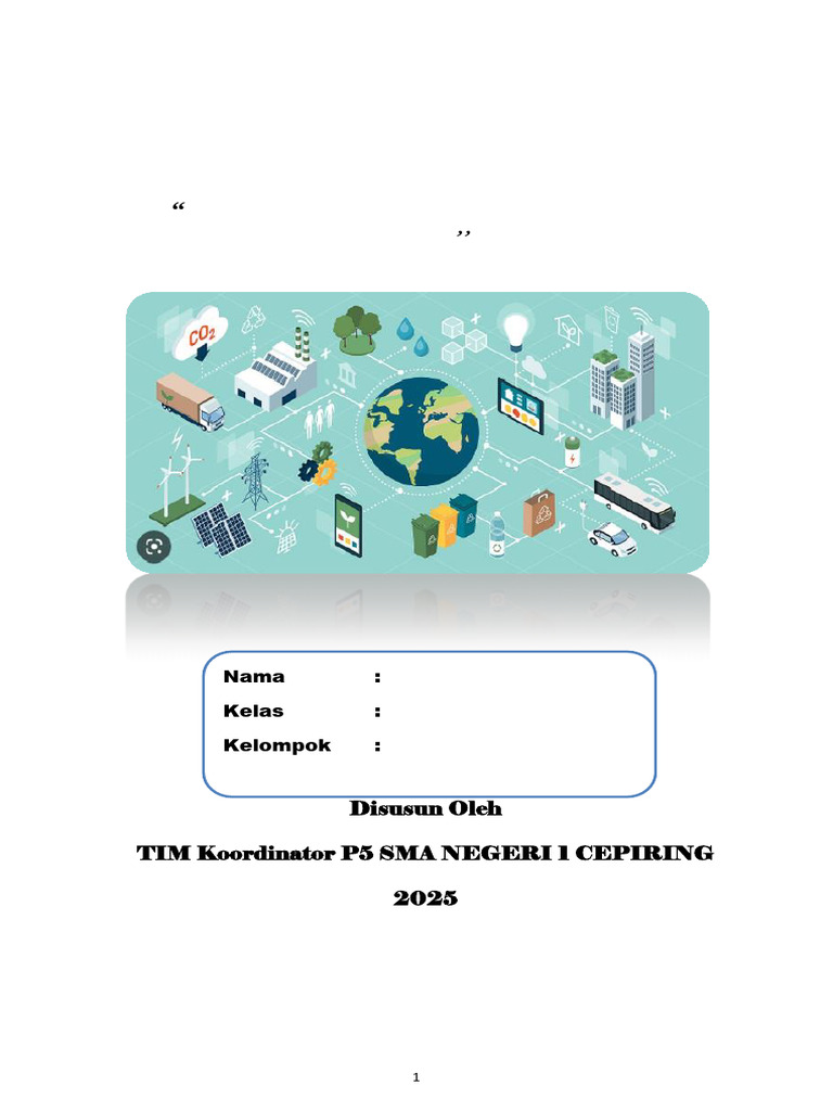 MODUL P5 Rekayasa Dan Teknologi Fix | PDF