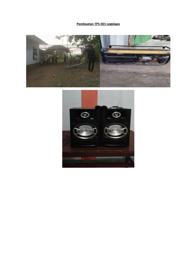Pembuatan TPS 001 Legelapu | PDF