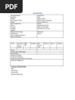 Mobile Shop Bill Format in PDF | PDF