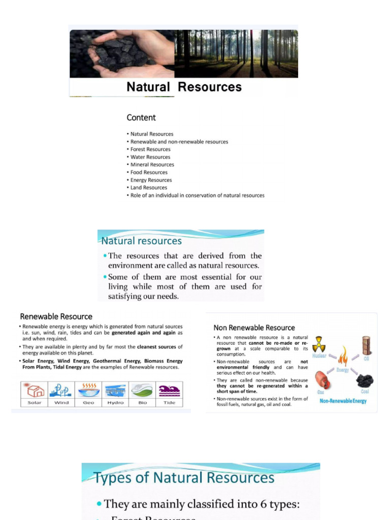 UNIT 2 Natural Resources | PDF