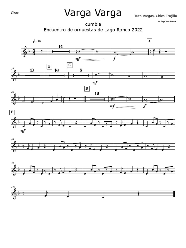 Varga Varga, Oboe | PDF