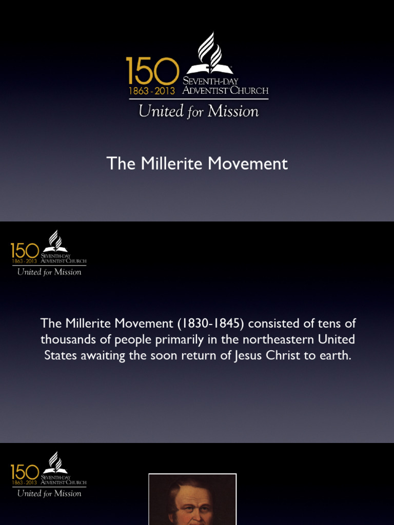 150 Years Millerite | PDF | Christian New Religious Movements ...