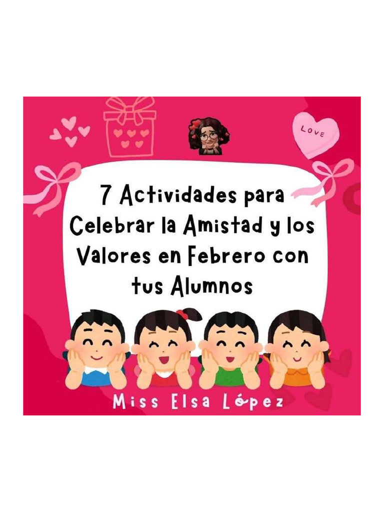 7 Actividades para Festejar El Día Del Amor y La Amistad 1 | PDF