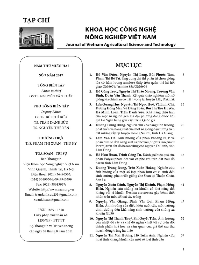 Tap Chi Khoa Hoc 7 | PDF