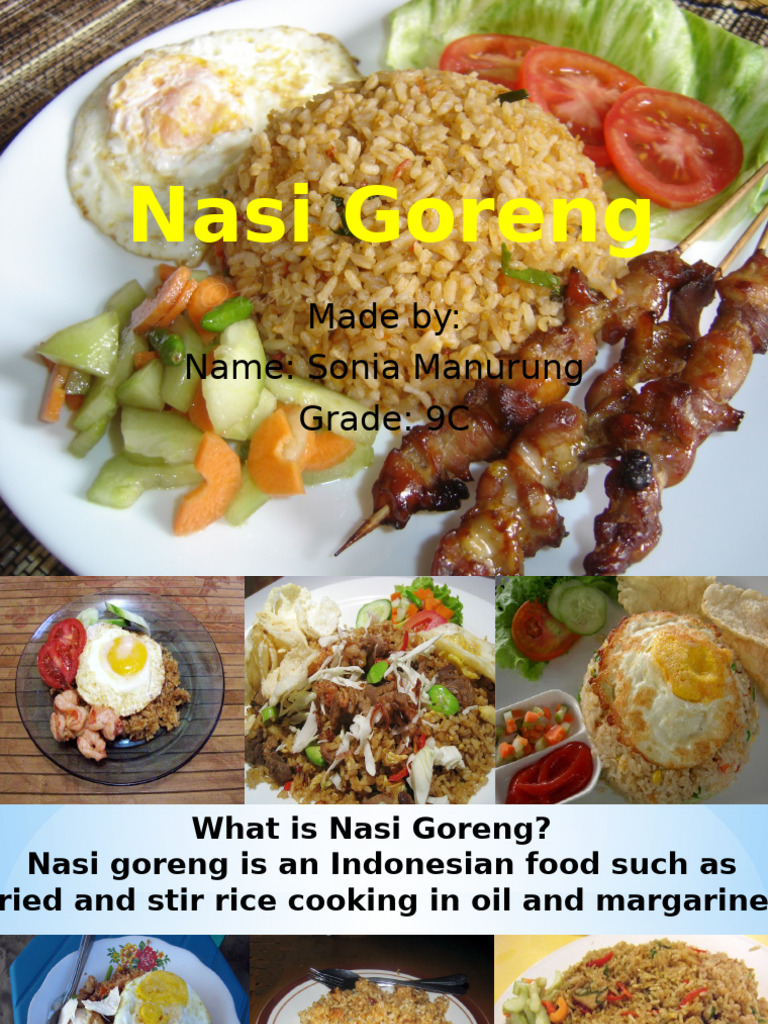 Nasi Goreng: Definition and Recipe | PDF