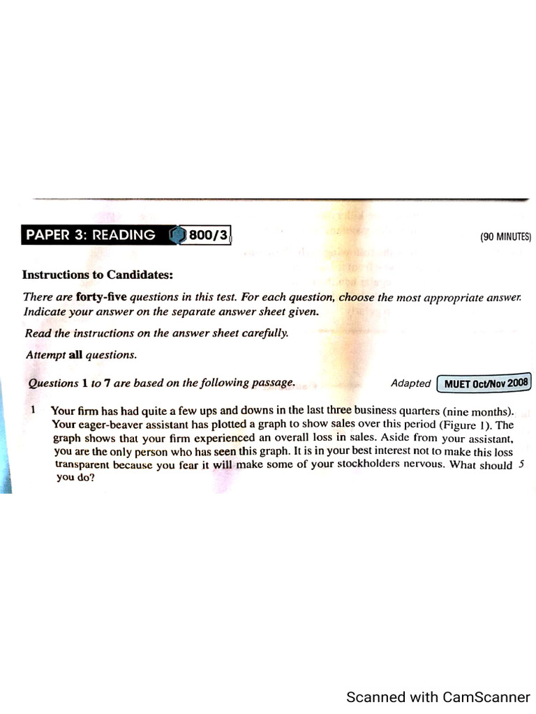 Reading Set 2 and Writing | PDF