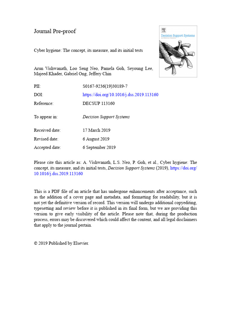 Vishwanath 2019 | PDF | Computer Security | Security