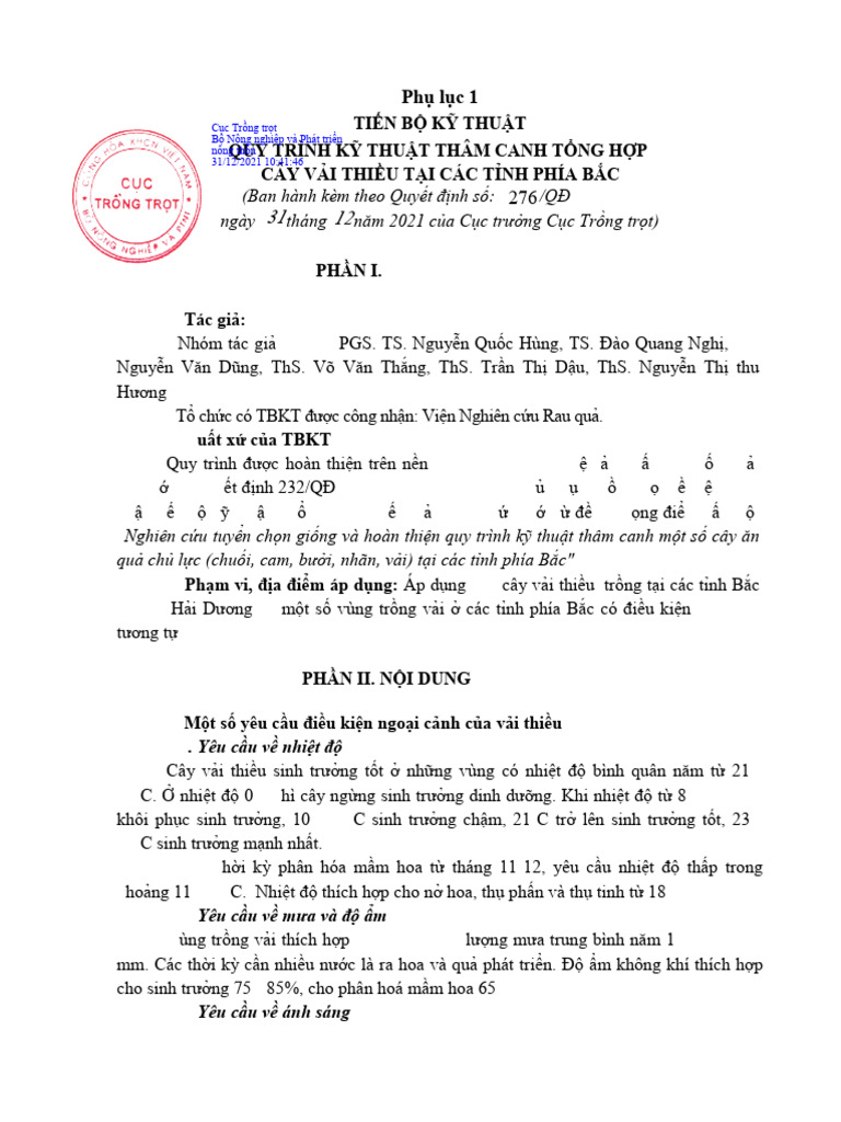 1.quy Trinh - Vai Mien Bac | PDF
