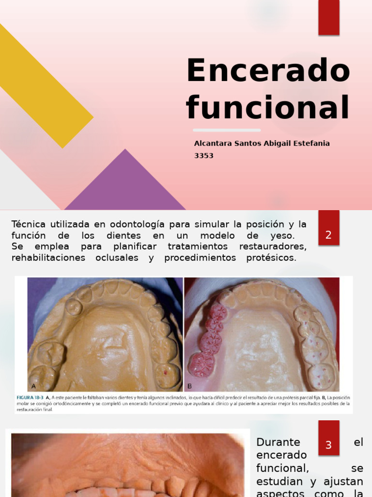 Encerado Funcional | PDF | Ramas de Odontología | Boca
