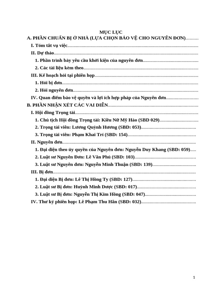 Bai Thu Hoach Ho So LS - TV-034 | PDF