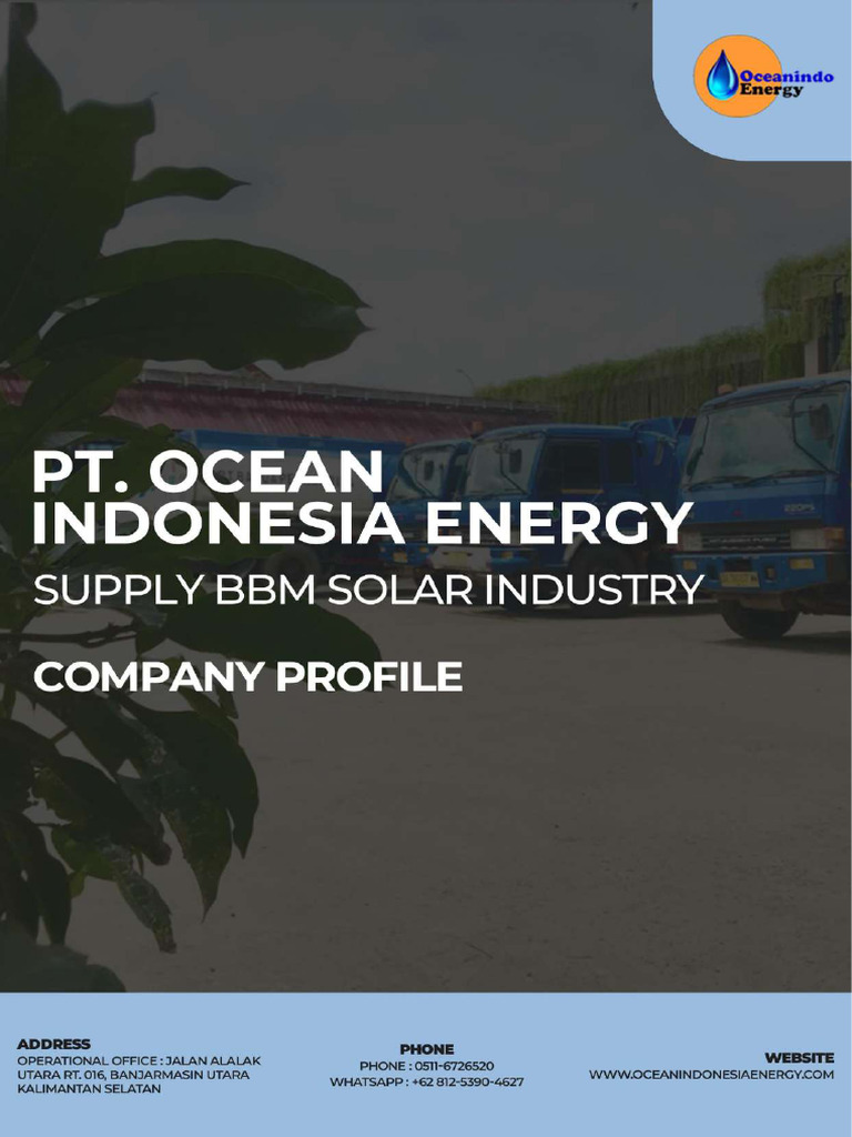 PT Ocean Indonesia Energy | PDF