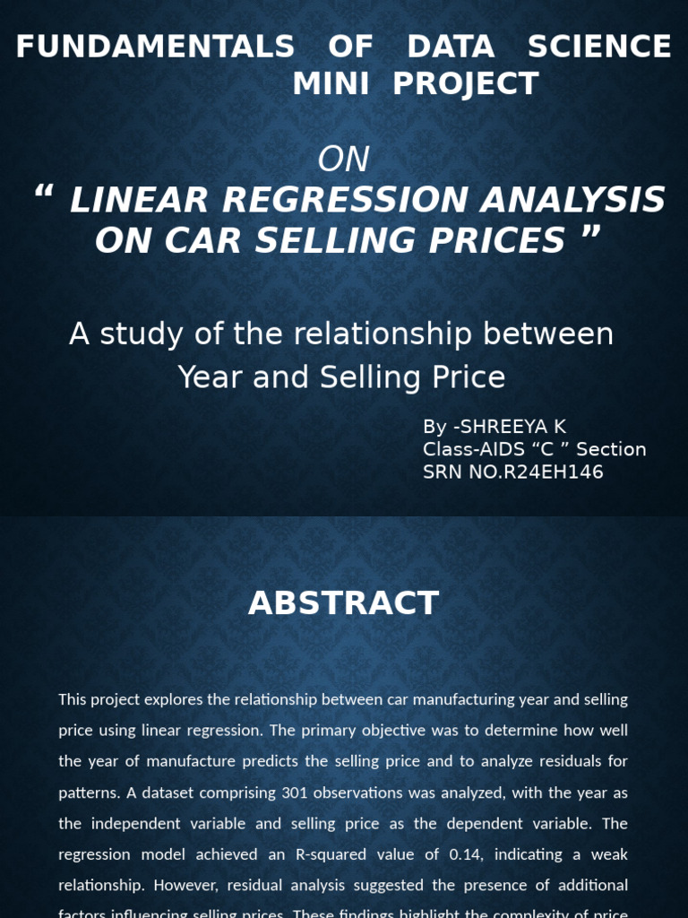Linear Regression Analysis SH | PDF | Coefficient Of Determination | Errors And Residuals